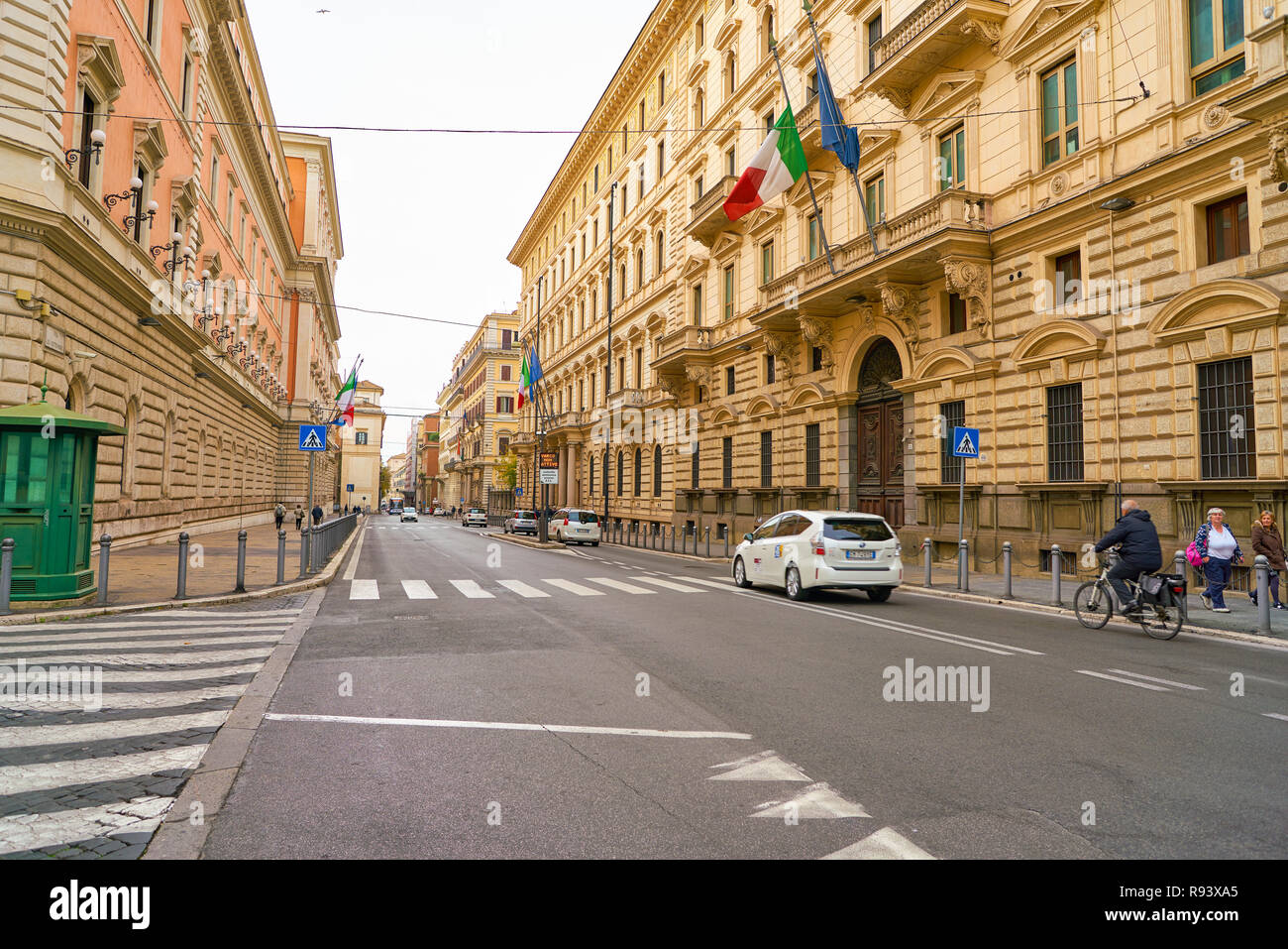 ROME, ITALY - CIRCA NOVEMBER, 2017: Rome urban landscape. Rome is the ...