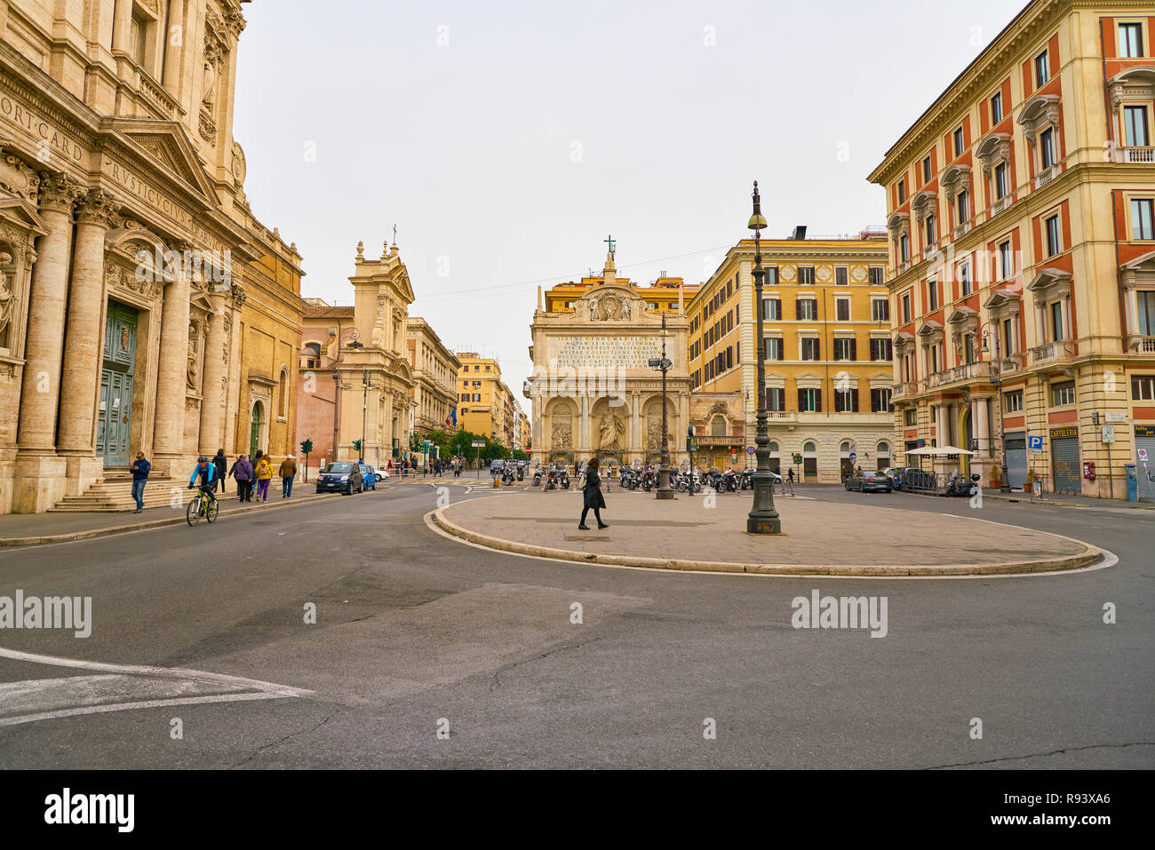 ROME, ITALY - CIRCA NOVEMBER, 2017: Rome urban landscape. Rome is the ...