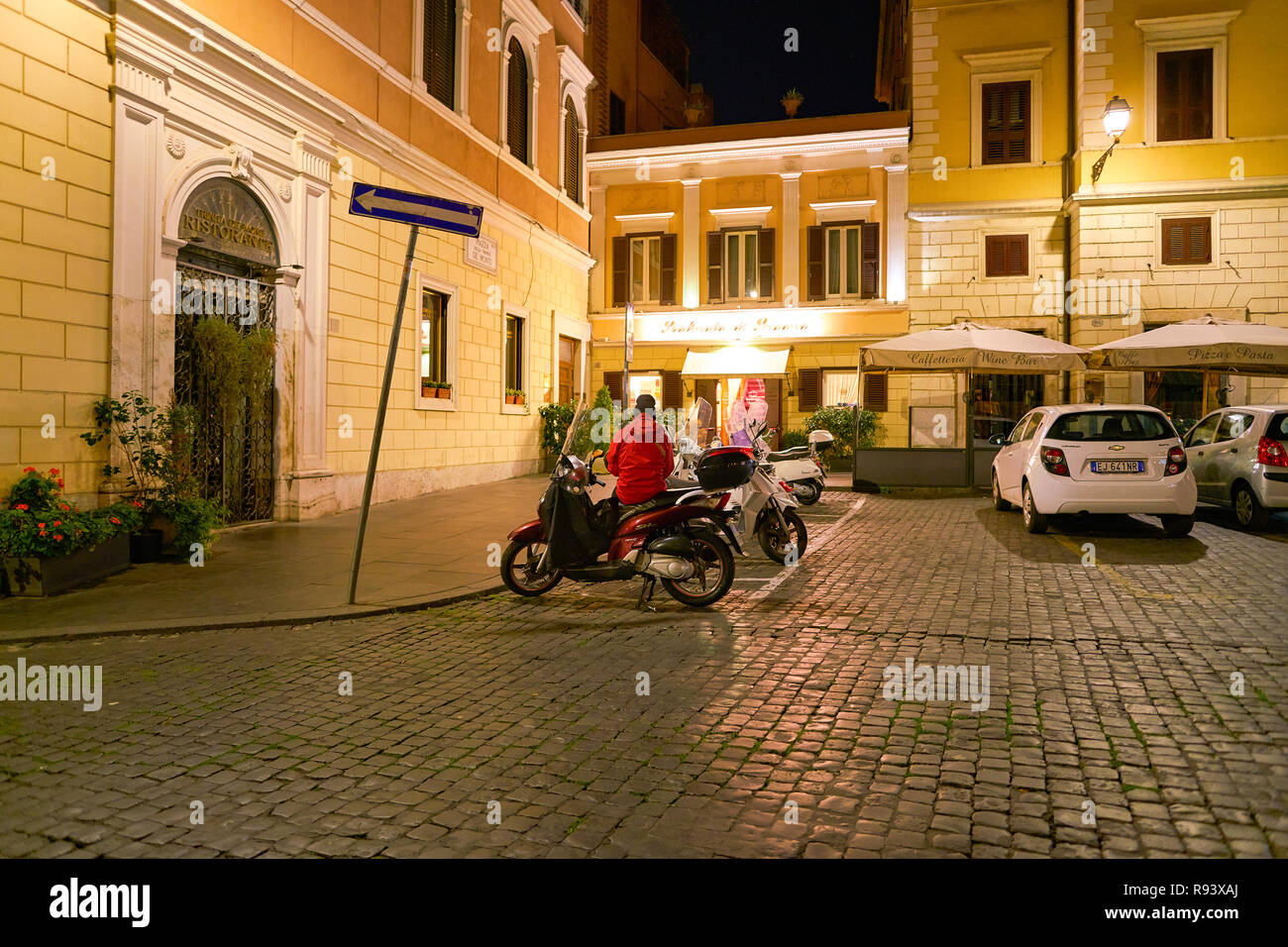 ROME, ITALY - CIRCA NOVEMBER, 2017: Rome urban landscape. Rome is the ...