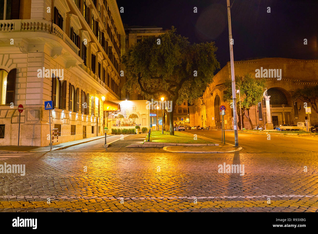 ROME, ITALY - CIRCA NOVEMBER, 2017: Rome urban landscape. Rome is the ...