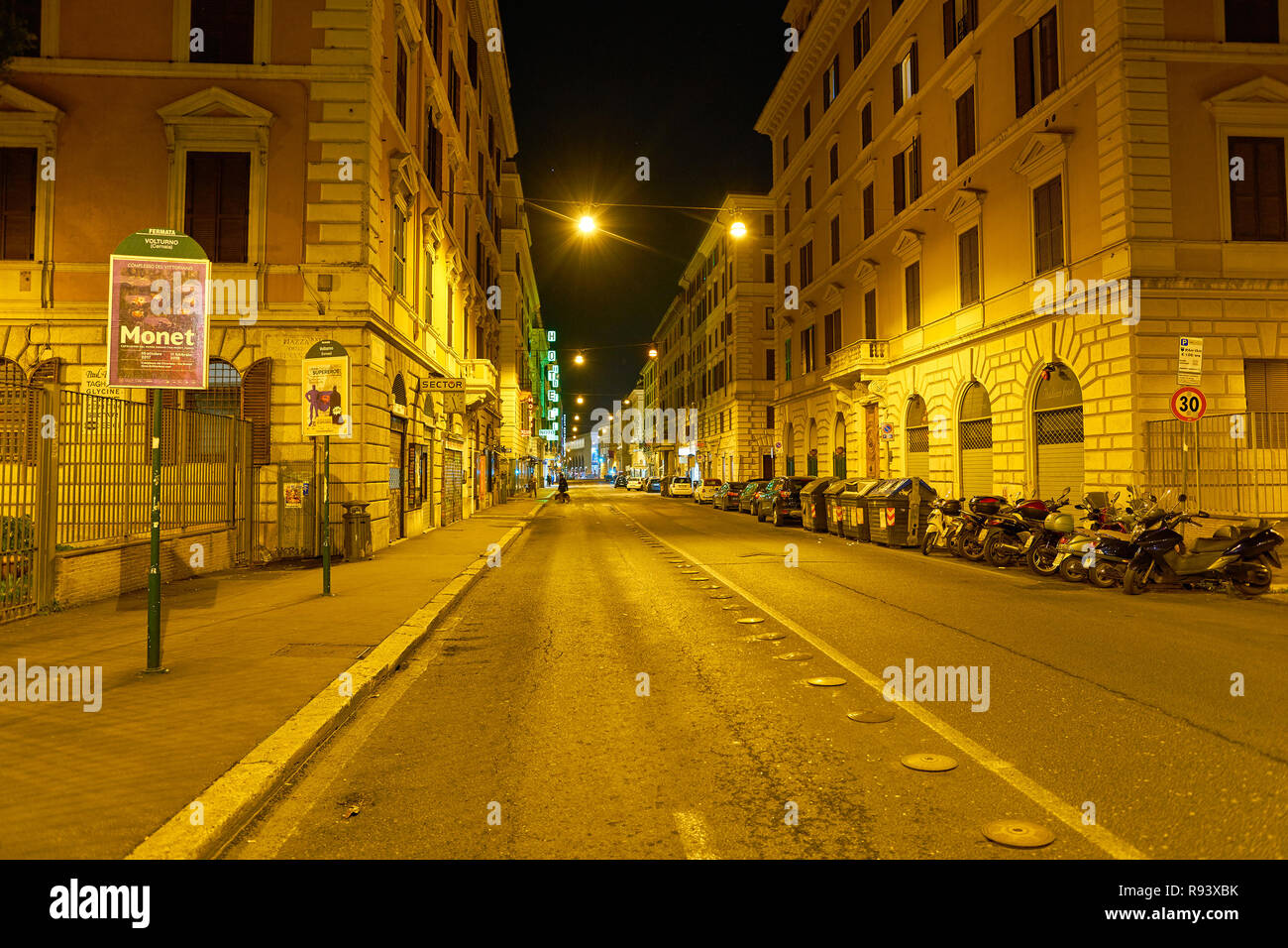 ROME, ITALY - CIRCA NOVEMBER, 2017: Rome urban landscape. Rome is the ...