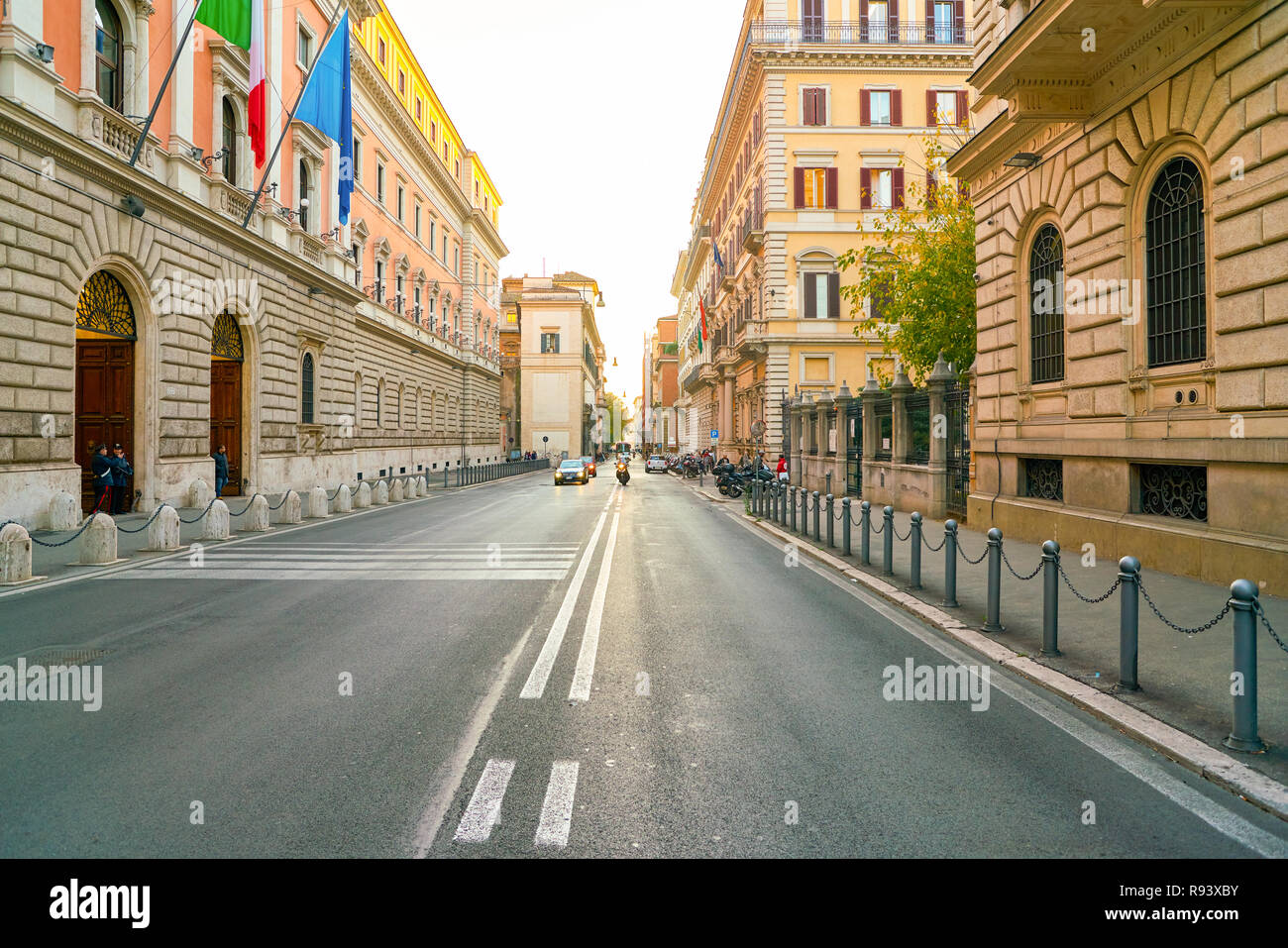 ROME, ITALY - CIRCA NOVEMBER, 2017: Rome urban landscape. Rome is the ...
