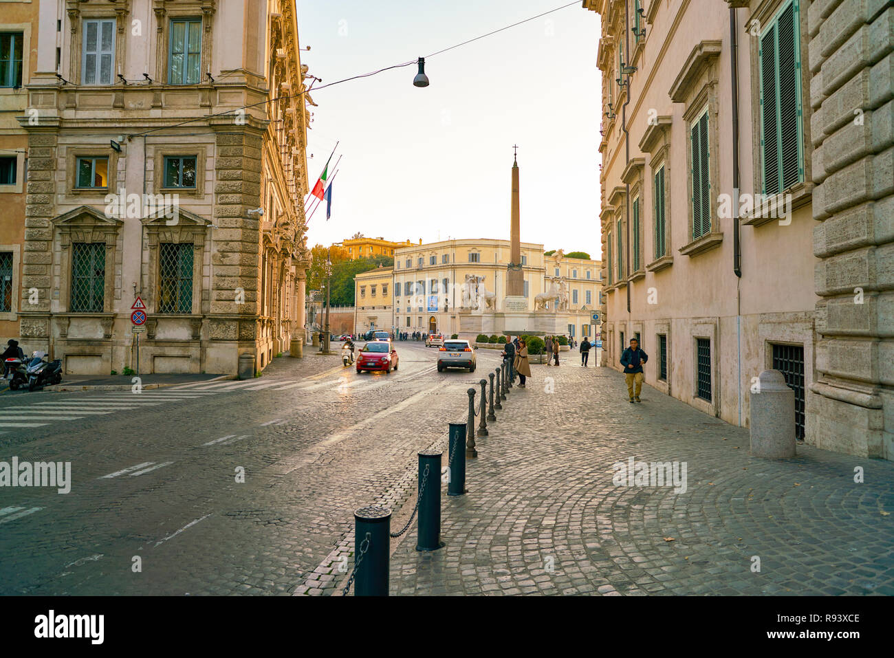 ROME, ITALY - CIRCA NOVEMBER, 2017: Rome urban landscape. Rome is the ...