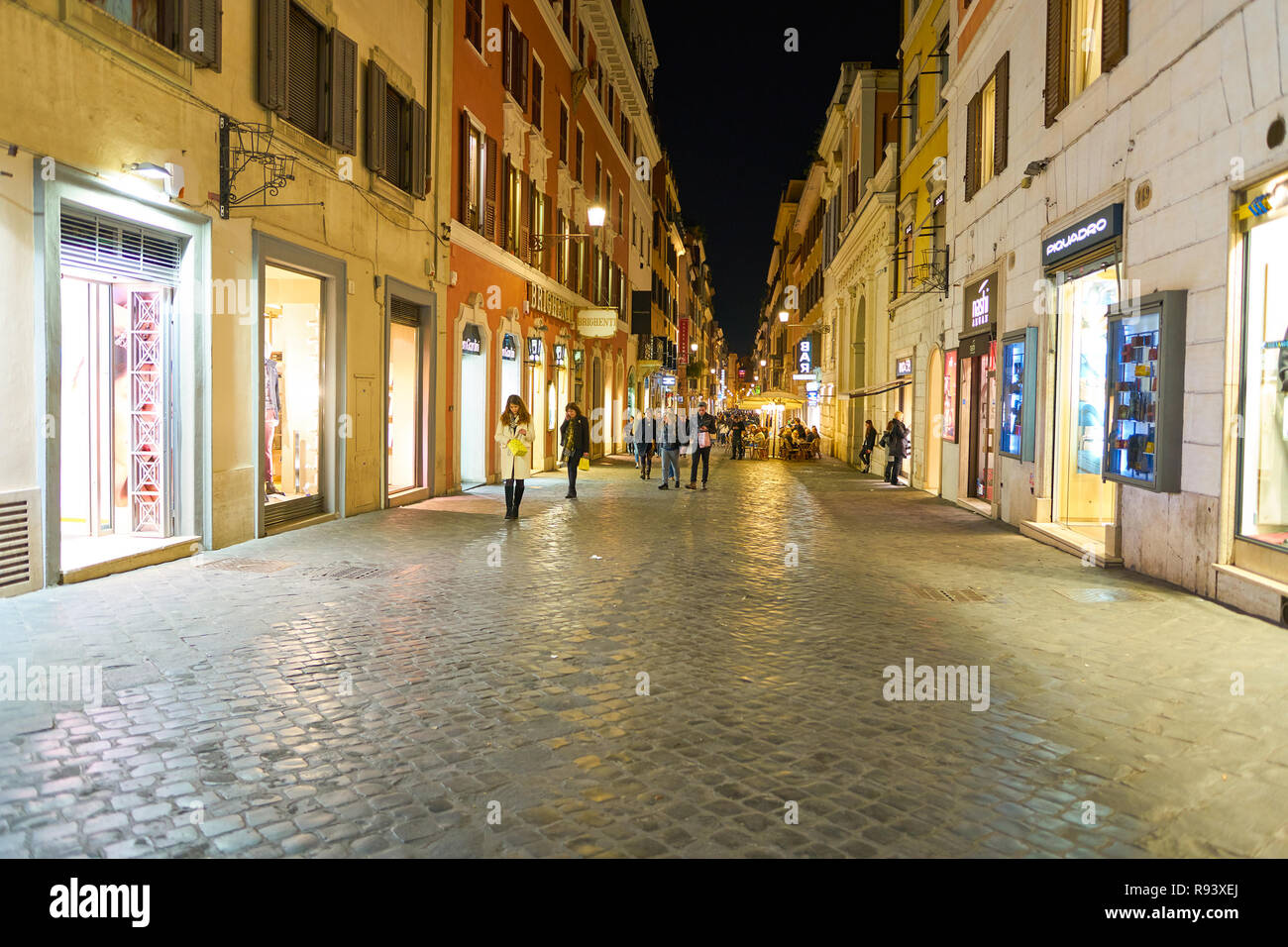 ROME, ITALY - CIRCA NOVEMBER, 2017: Rome urban landscape. Rome is the ...