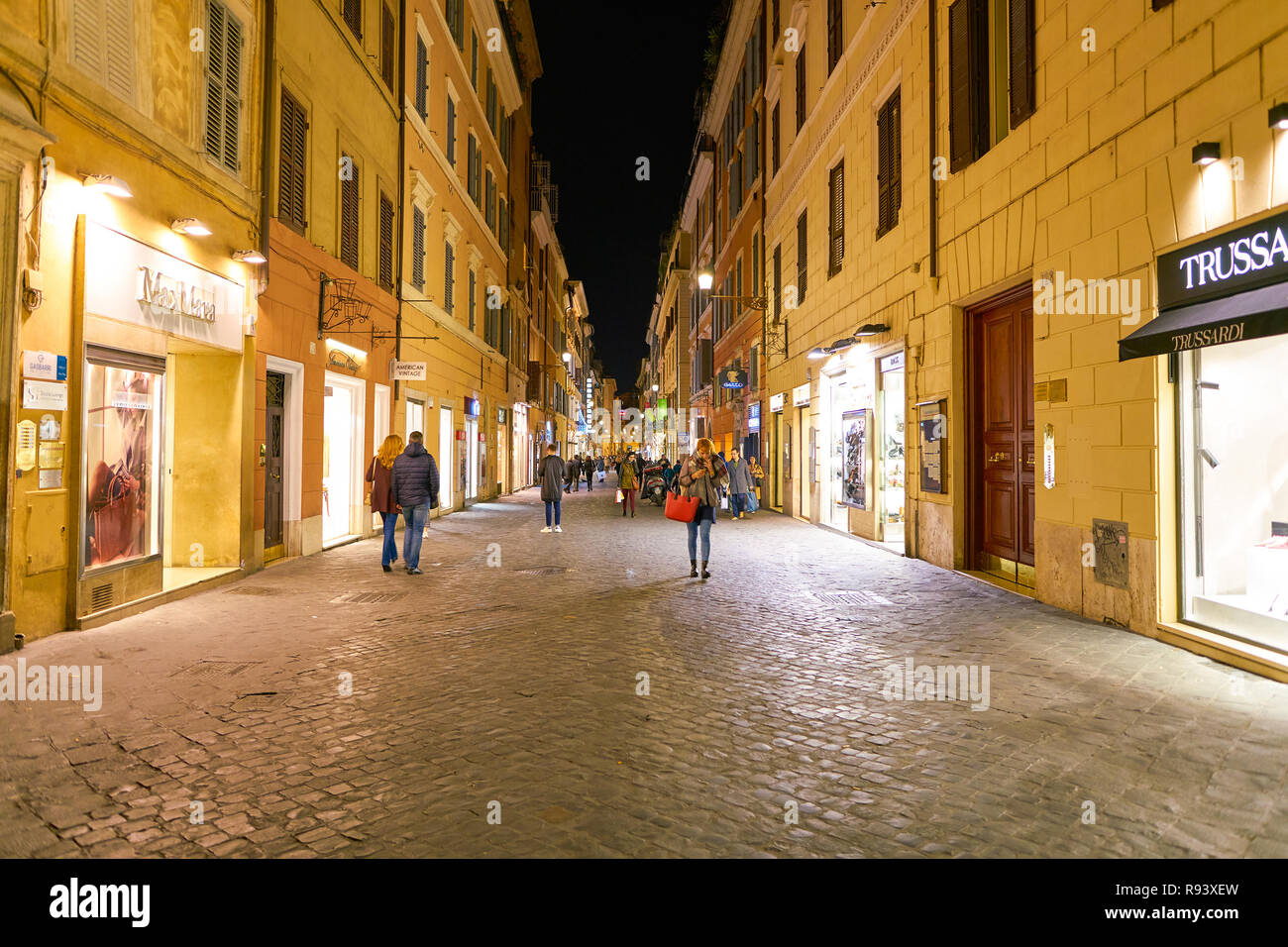 ROME, ITALY - CIRCA NOVEMBER, 2017: Rome urban landscape. Rome is the ...