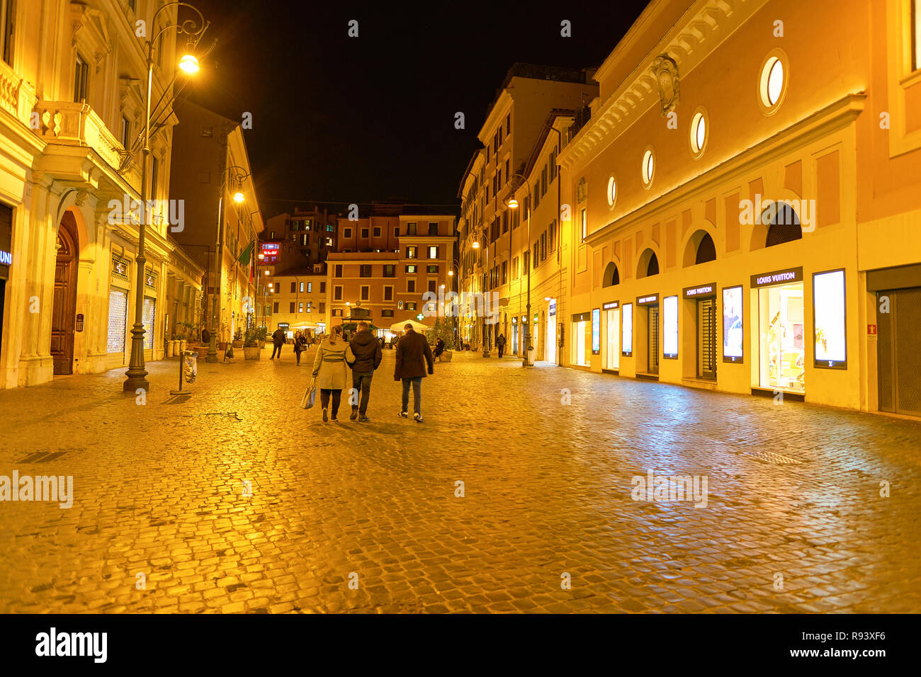 ROME, ITALY - CIRCA NOVEMBER, 2017: Rome urban landscape. Rome is the ...