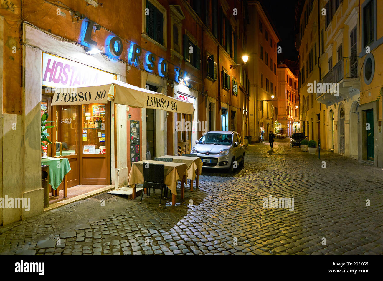 ROME, ITALY - CIRCA NOVEMBER, 2017: Rome urban landscape. Rome is the ...