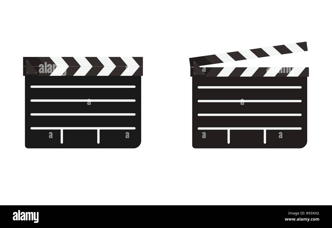 Closed clapper Cut Out Stock Images & Pictures - Alamy