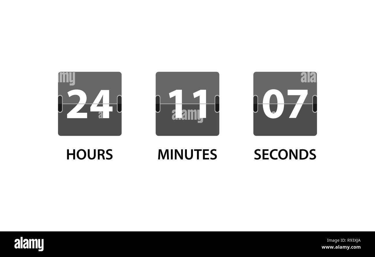 Count down time Stock Vector Image & Art - Alamy