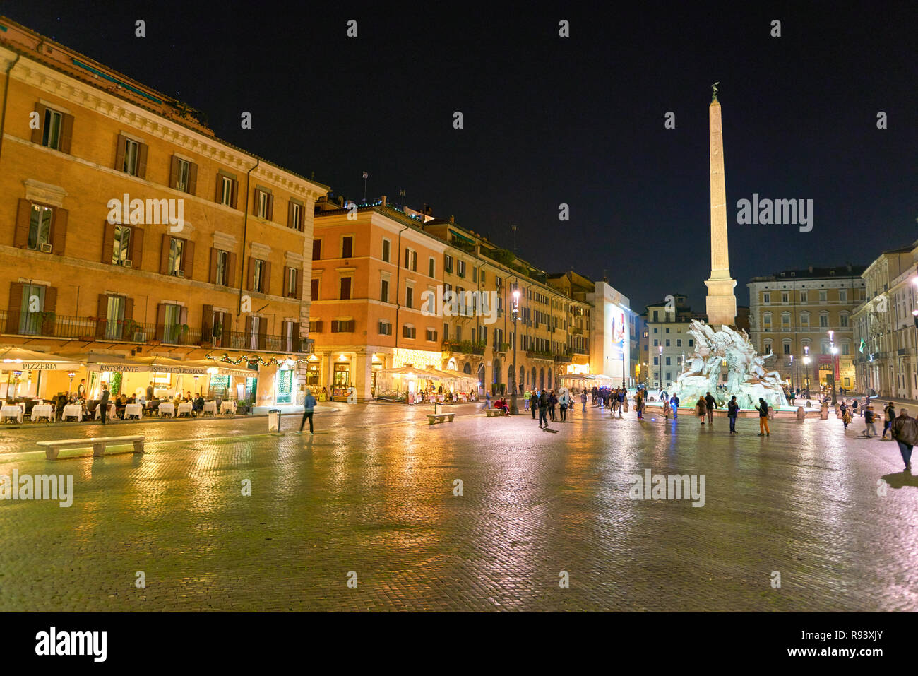 ROME, ITALY - CIRCA NOVEMBER, 2017: Rome urban landscape. Rome is the ...