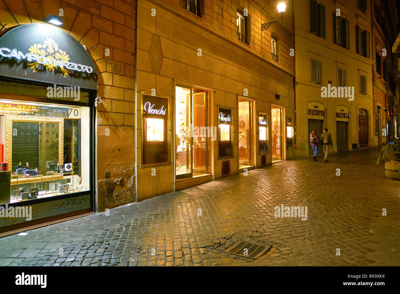 ROME, ITALY - CIRCA NOVEMBER, 2017: Venchi store in Rome. Rome is the ...