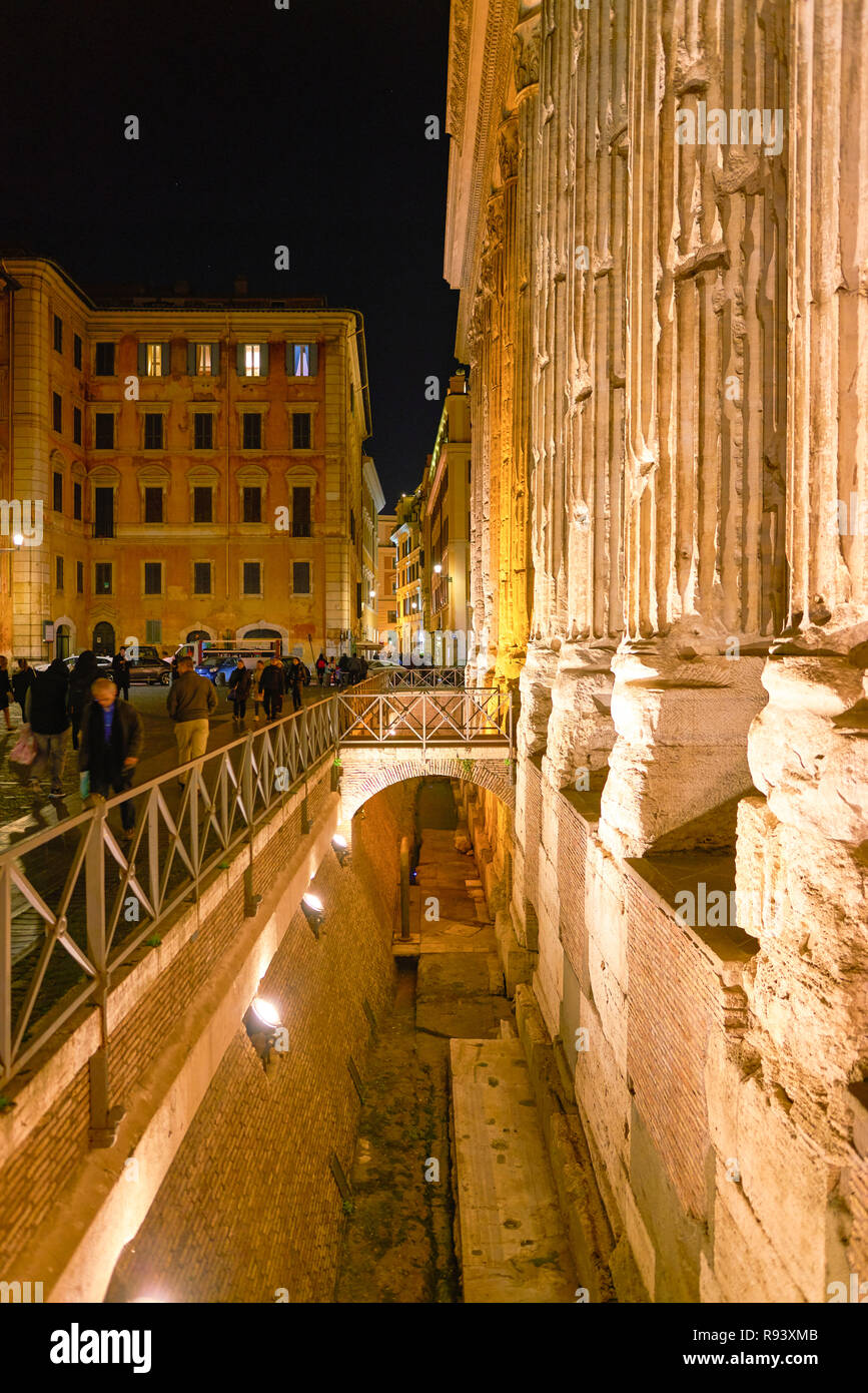 ROME, ITALY - CIRCA NOVEMBER, 2017: Rome urban landscape. Rome is the ...
