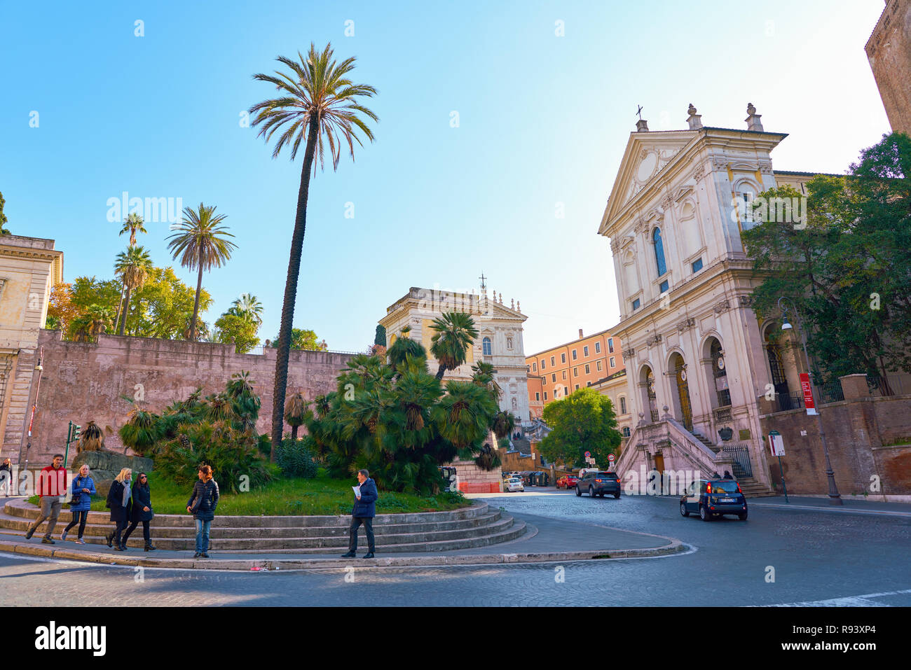 ROME, ITALY - CIRCA NOVEMBER, 2017: Rome urban landscape. Rome is the ...