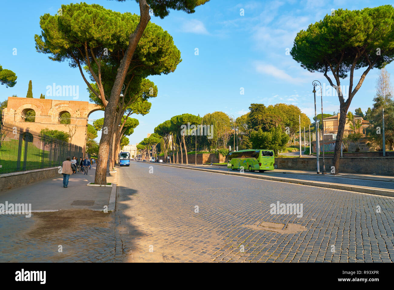 ROME, ITALY - CIRCA NOVEMBER, 2017: Rome urban landscape. Rome is the ...
