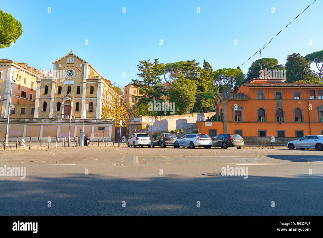 ROME, ITALY - CIRCA NOVEMBER, 2017: Rome urban landscape. Rome is the ...