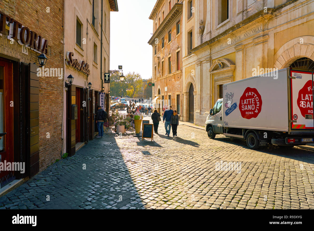 ROME, ITALY - CIRCA NOVEMBER, 2017: Rome urban landscape. Rome is the ...