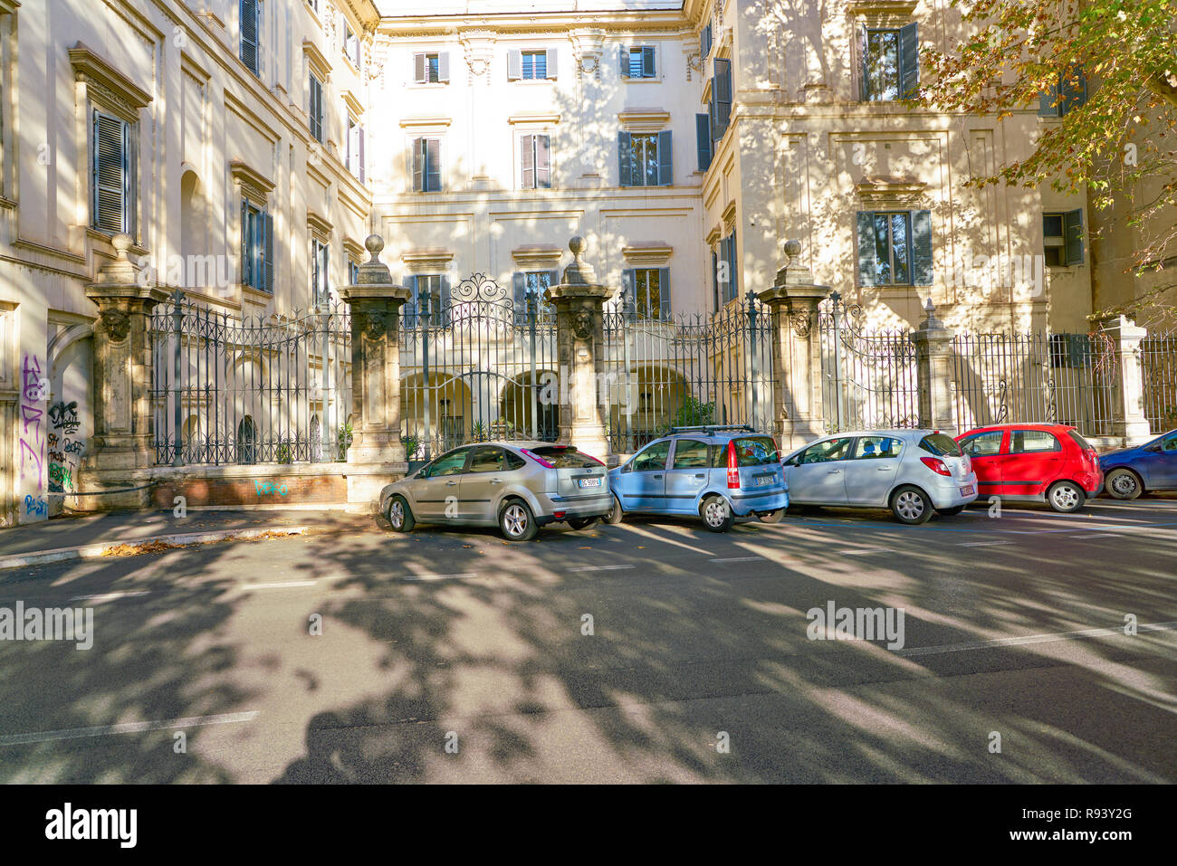 ROME, ITALY - CIRCA NOVEMBER, 2017: Rome urban landscape. Rome is the ...