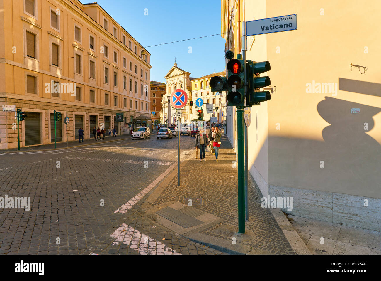 ROME, ITALY - CIRCA NOVEMBER, 2017: Rome urban landscape. Rome is the ...