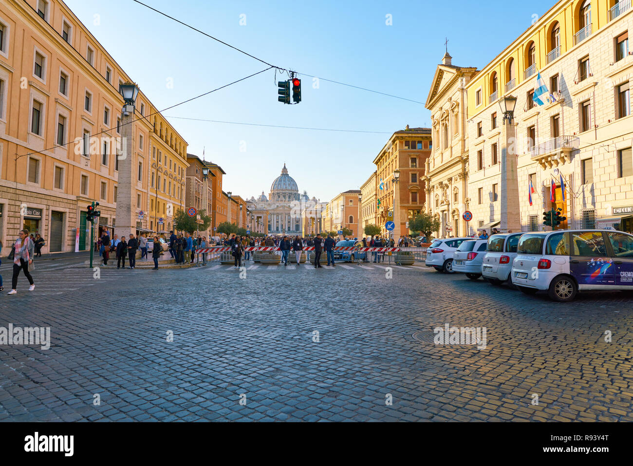 ROME, ITALY - CIRCA NOVEMBER, 2017: Rome urban landscape. Rome is the ...
