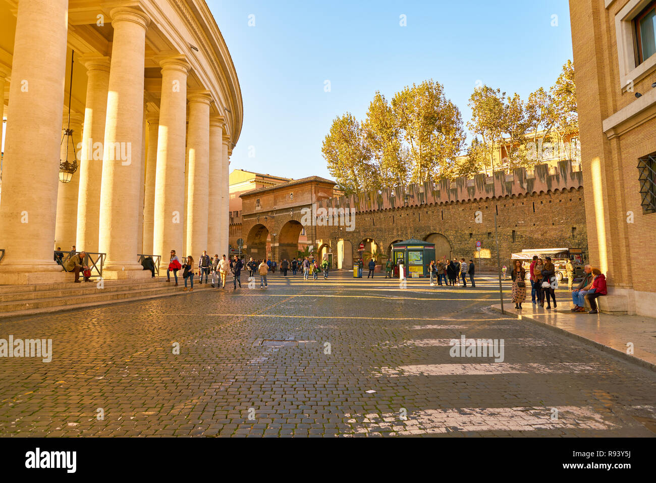 ROME, ITALY - CIRCA NOVEMBER, 2017: Rome urban landscape. Rome is the ...
