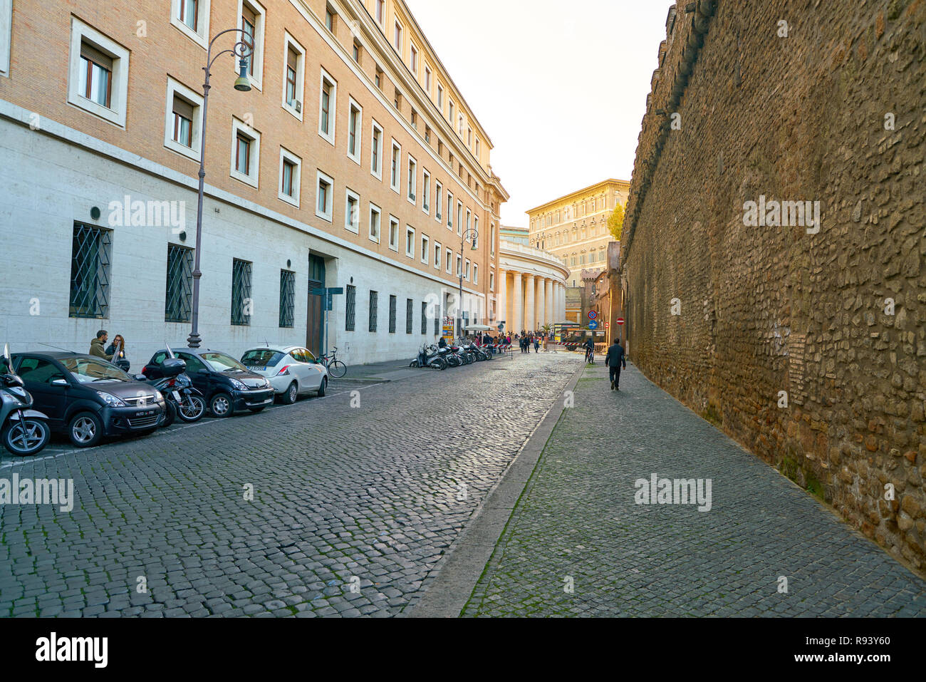ROME, ITALY - CIRCA NOVEMBER, 2017: Rome urban landscape. Rome is the ...