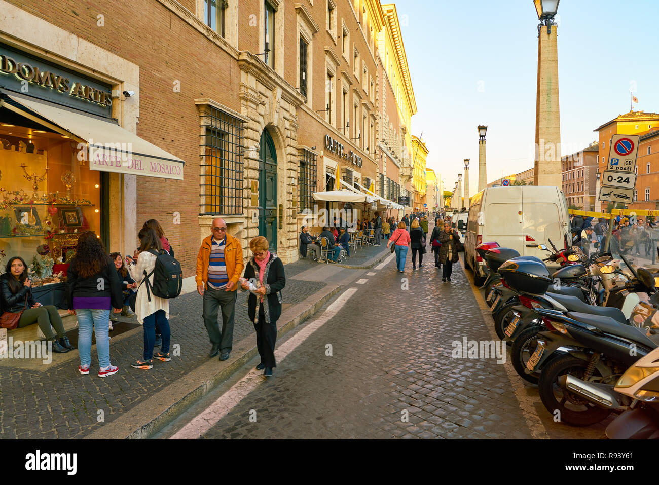 ROME, ITALY - CIRCA NOVEMBER, 2017: Rome urban landscape. Rome is the ...