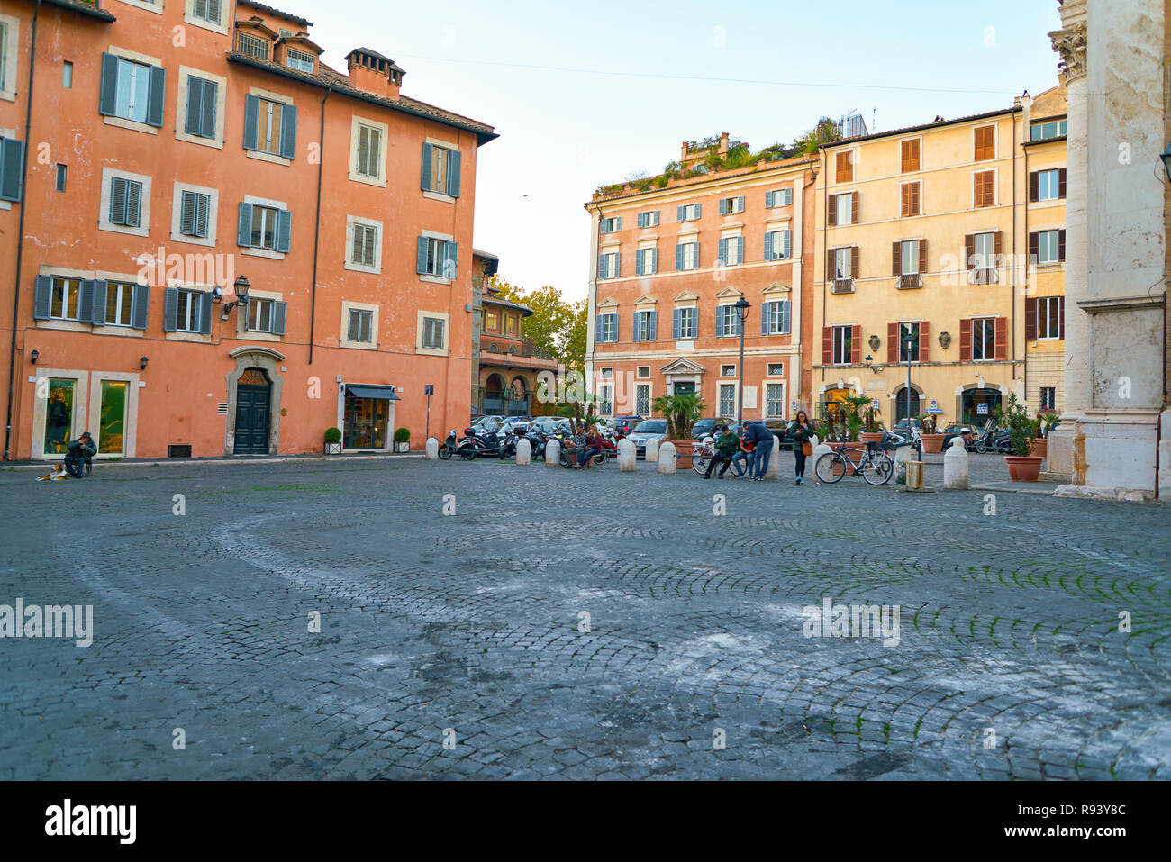 ROME, ITALY - CIRCA NOVEMBER, 2017: Rome urban landscape. Rome is the ...