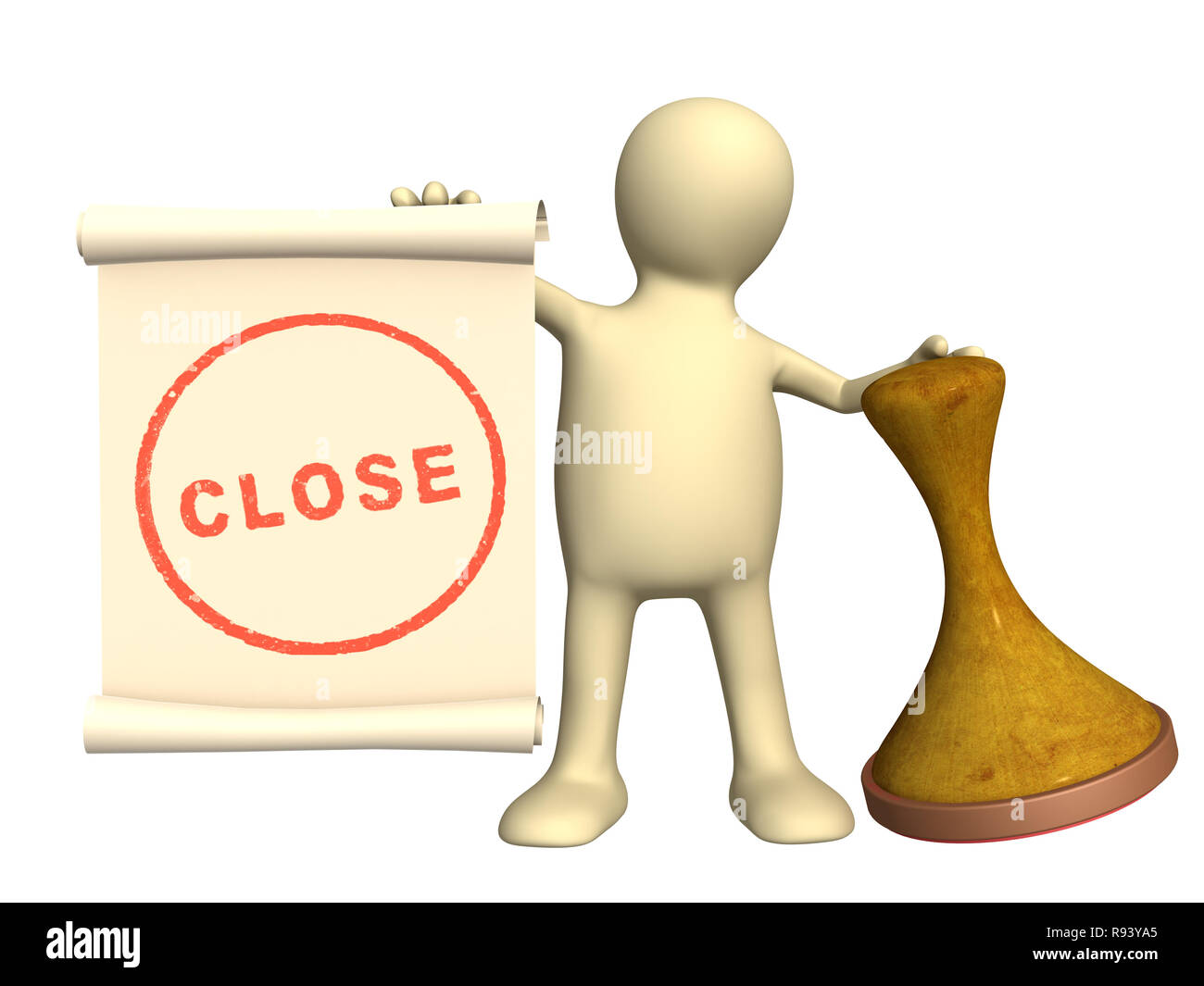 3d paper puppet Cut Out Stock Images & Pictures - Alamy