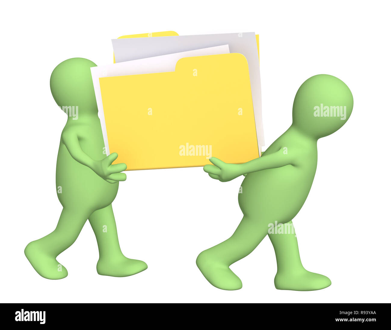Man holding file human Cut Out Stock Images & Pictures - Alamy