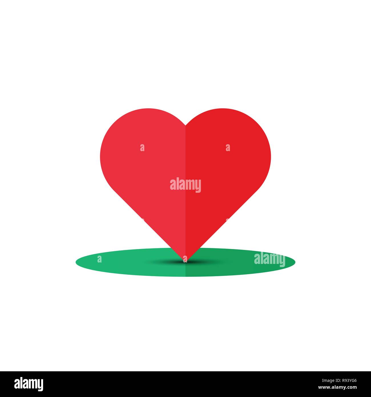 Red white sweet heart Stock Vector Images - Alamy