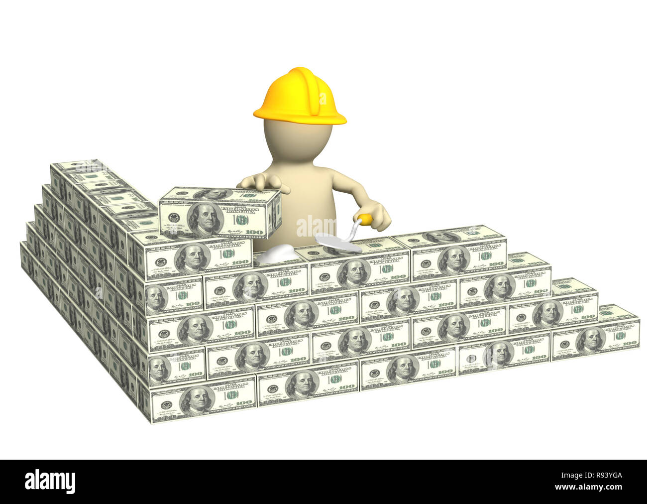 Conceptual image - building business. 3d Stock Photo - Alamy
