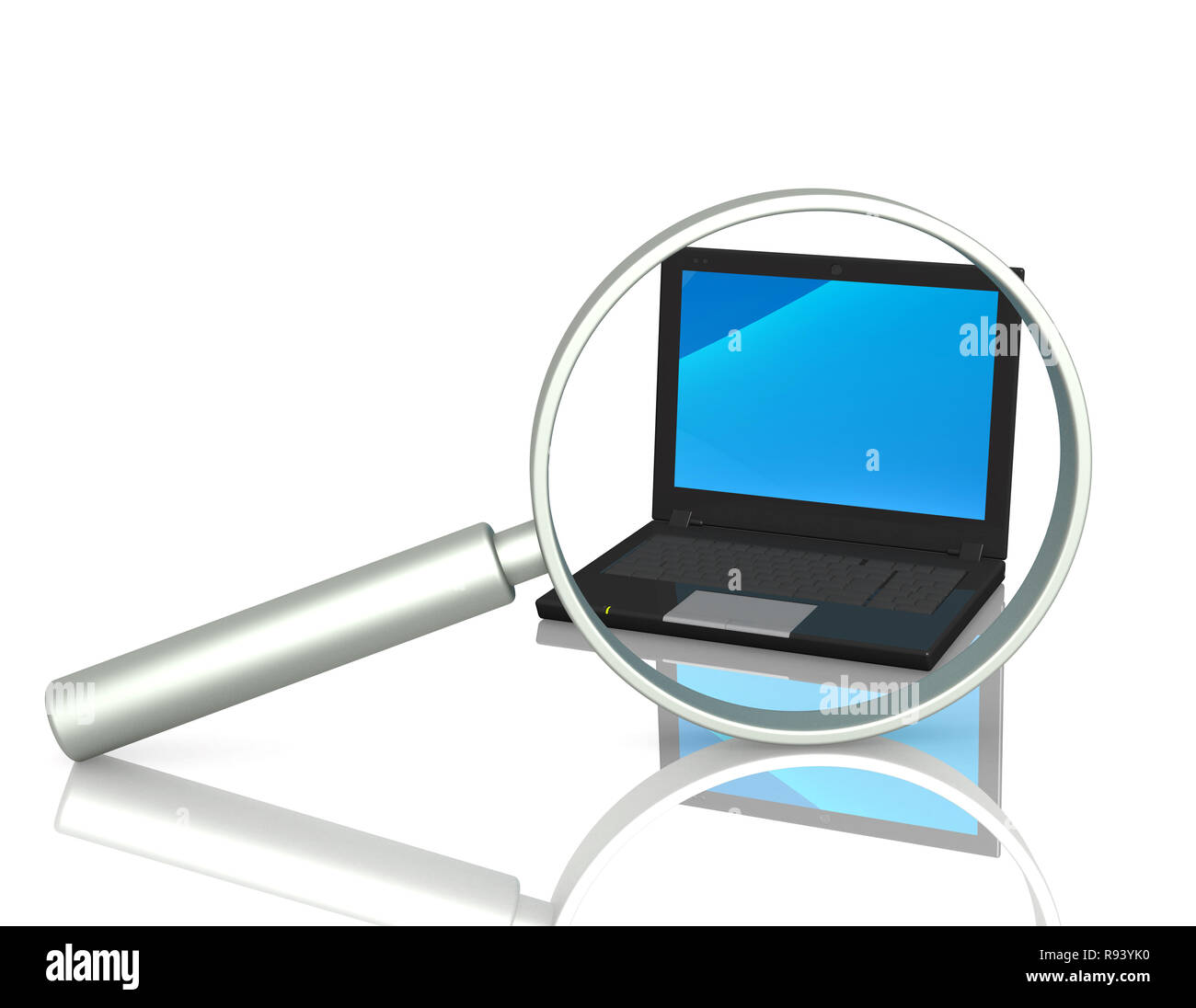 Conceptual image - information search in the Internet Stock Photo - Alamy