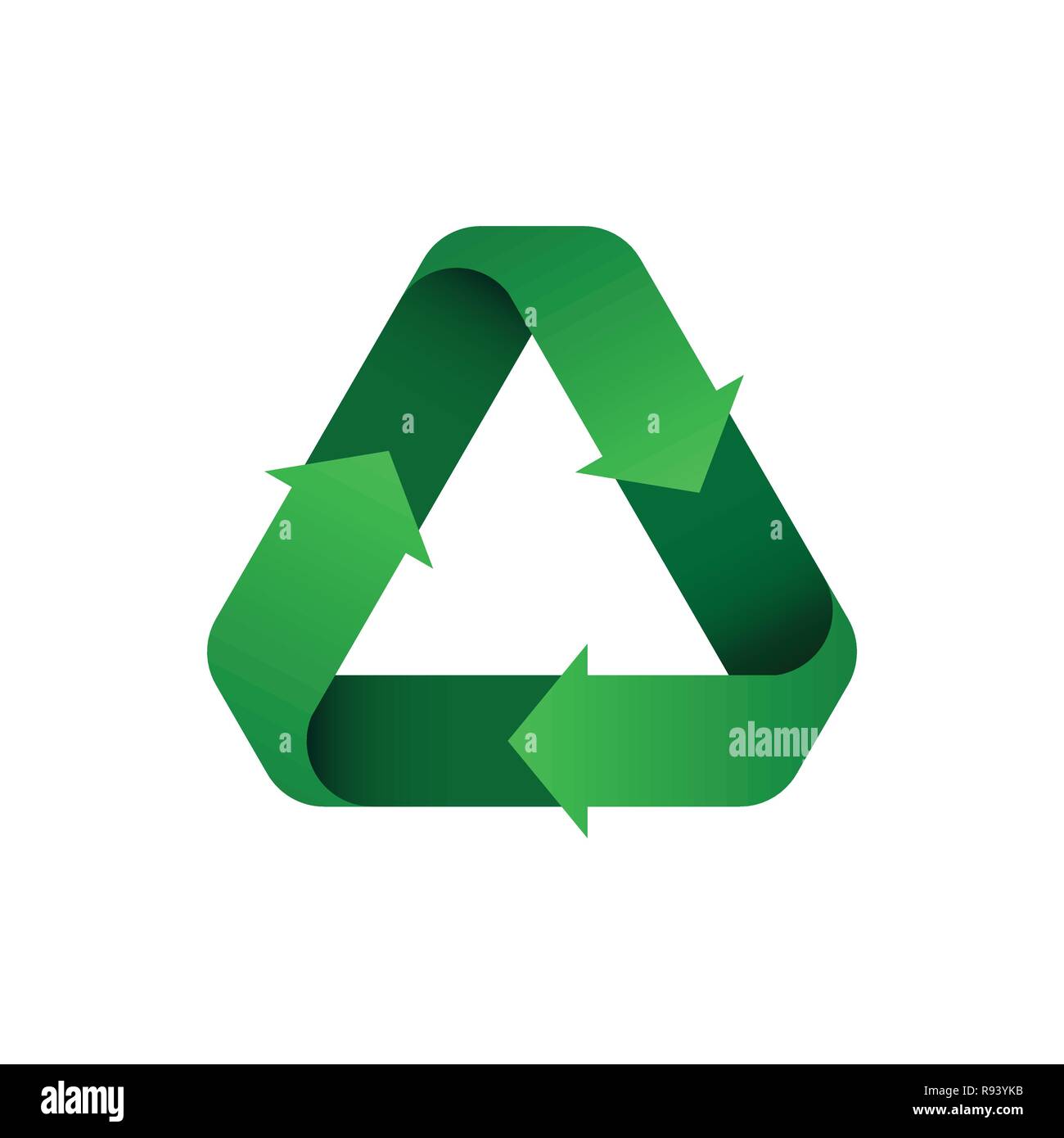 Recycle green logo Stock Vector Image & Art - Alamy