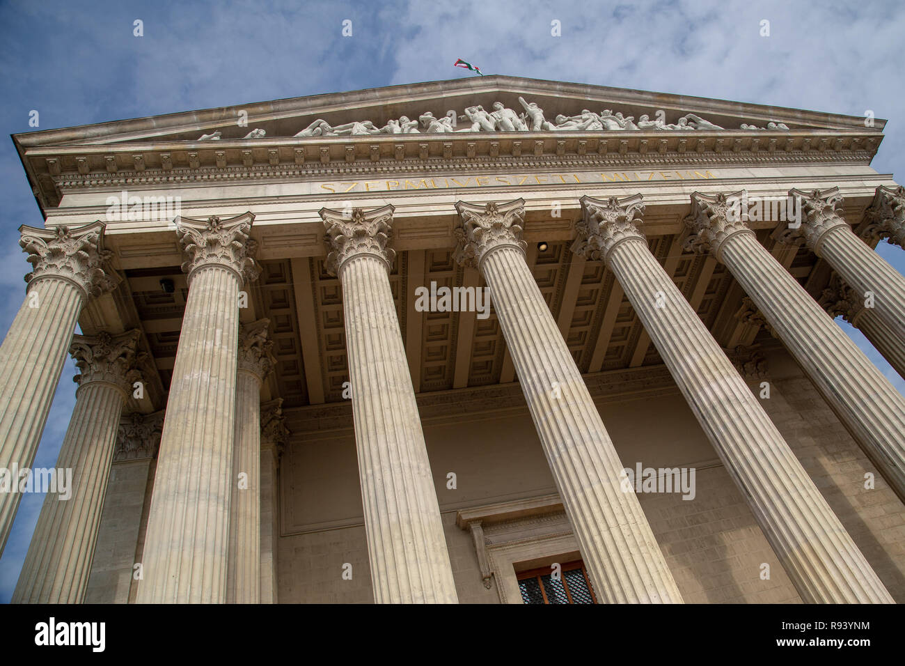 Vintage Old Justice Courthouse Column Stock Photo - Alamy