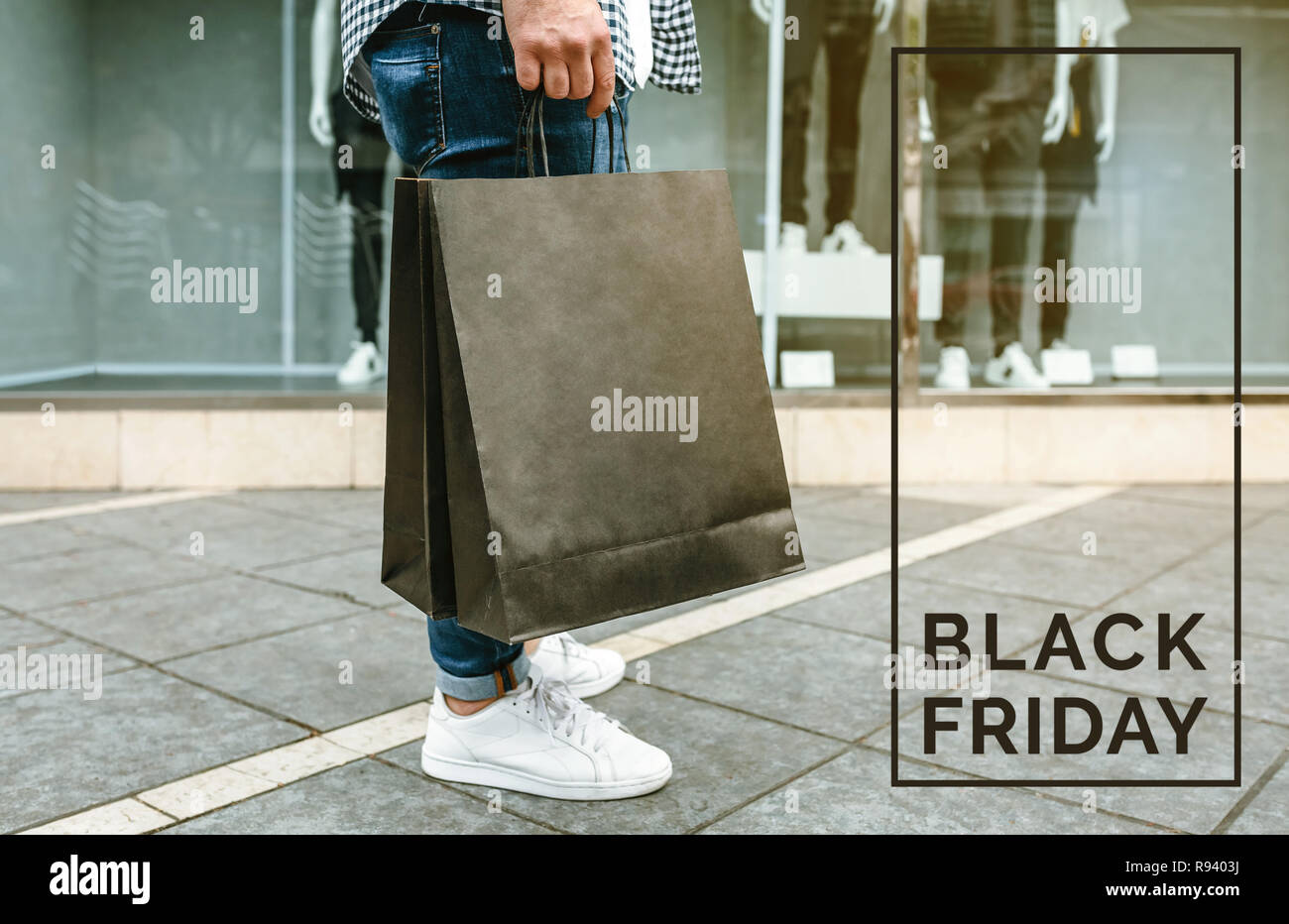 Black friday concept shopping hi-res stock photography and images - Alamy