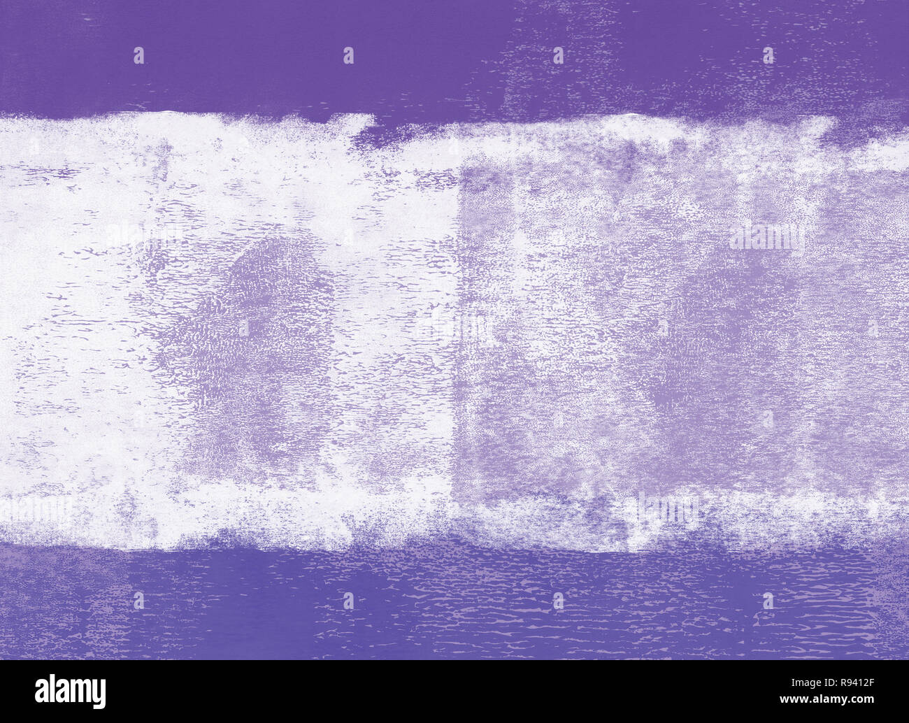 Violet rolled paint on a wall background Stock Photo - Alamy