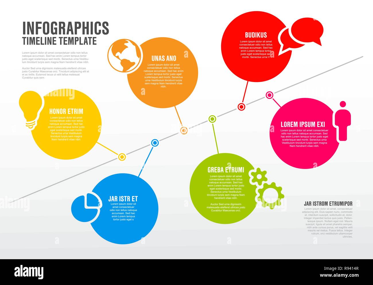 Timeline Infographic Psd Free