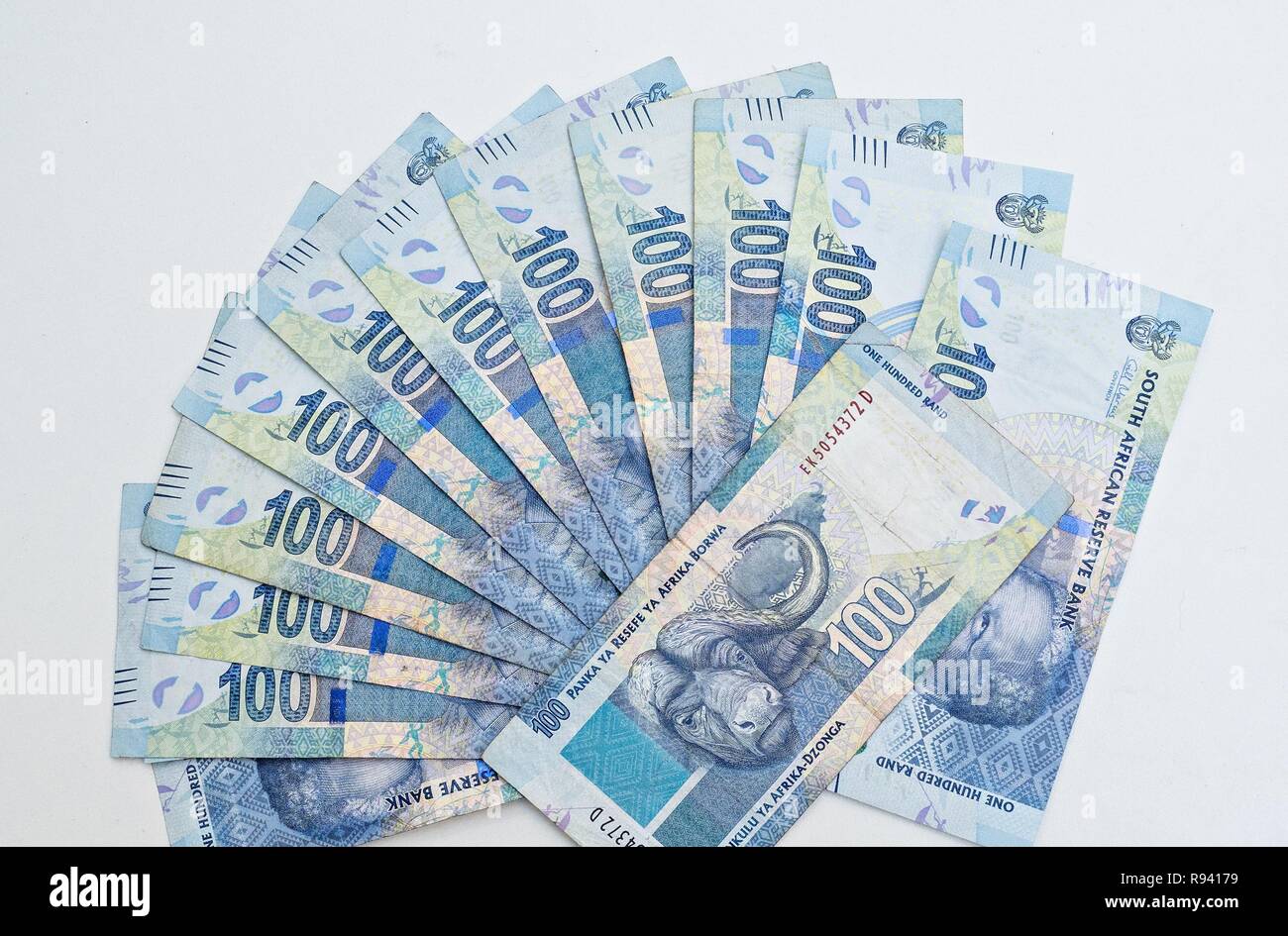 100 rand note hi-res stock photography and images - Alamy