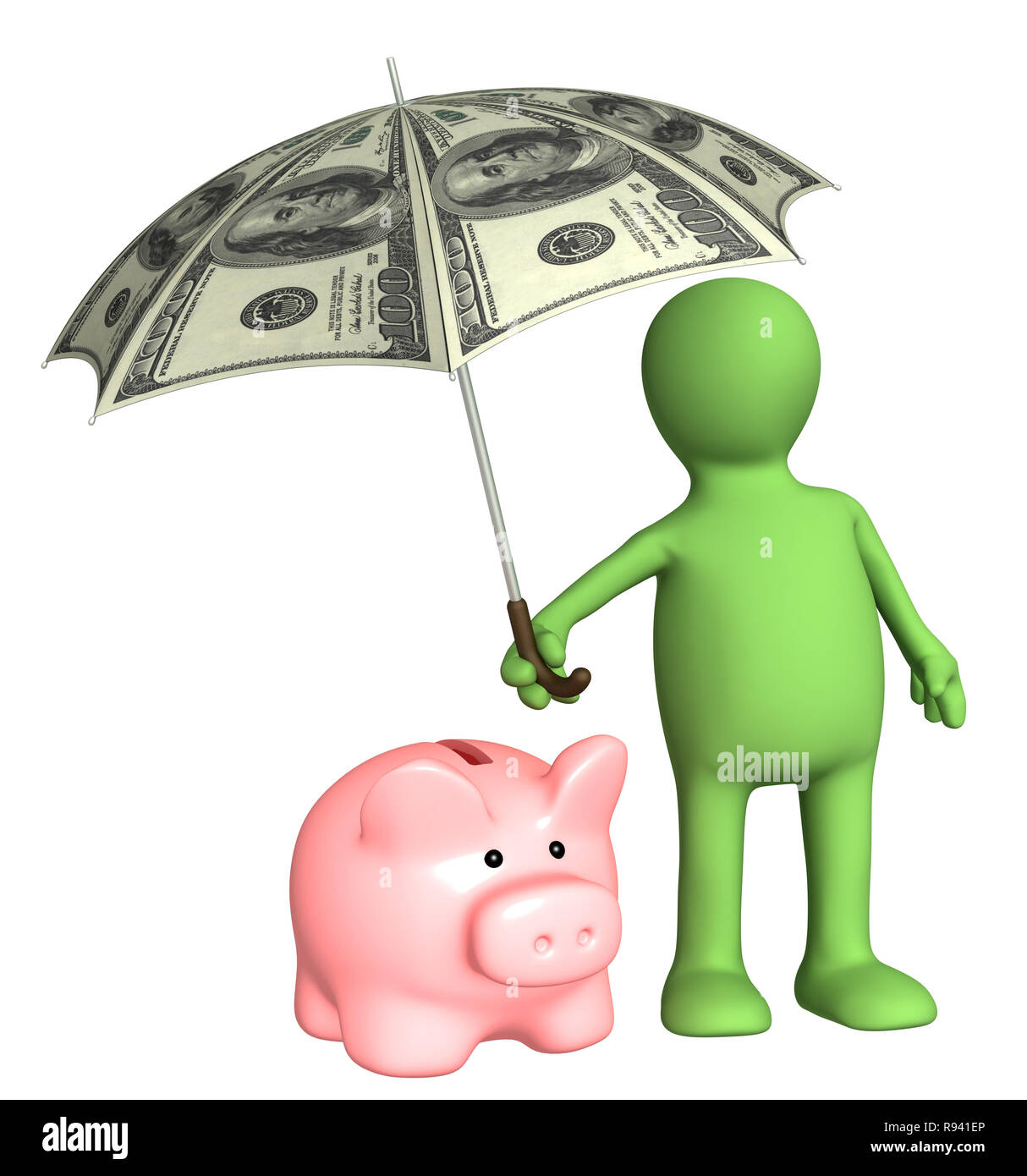 Financial protection - insurance of bank contributions Stock Photo - Alamy