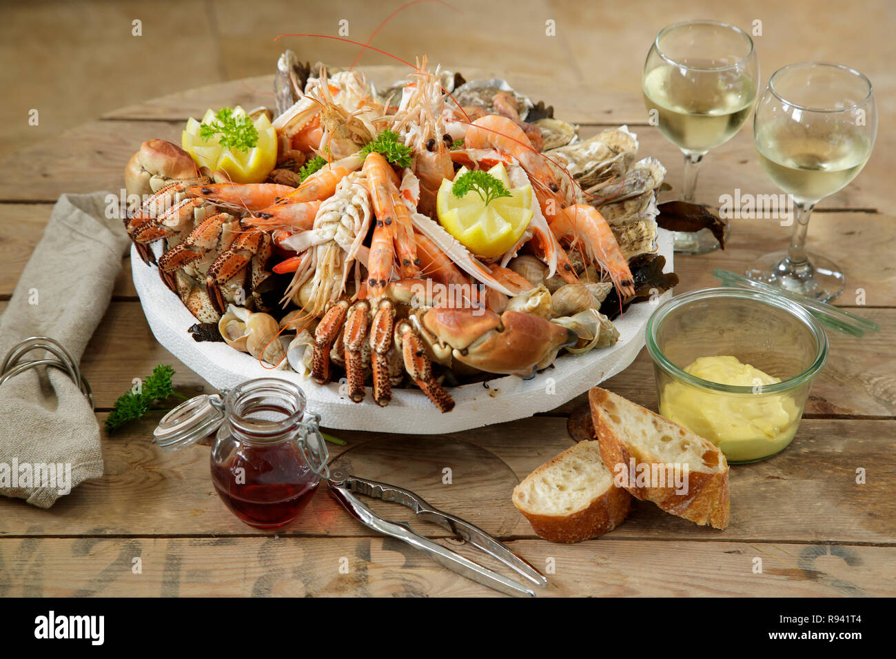 Seafood platter *** Local Caption *** Stock Photo - Alamy