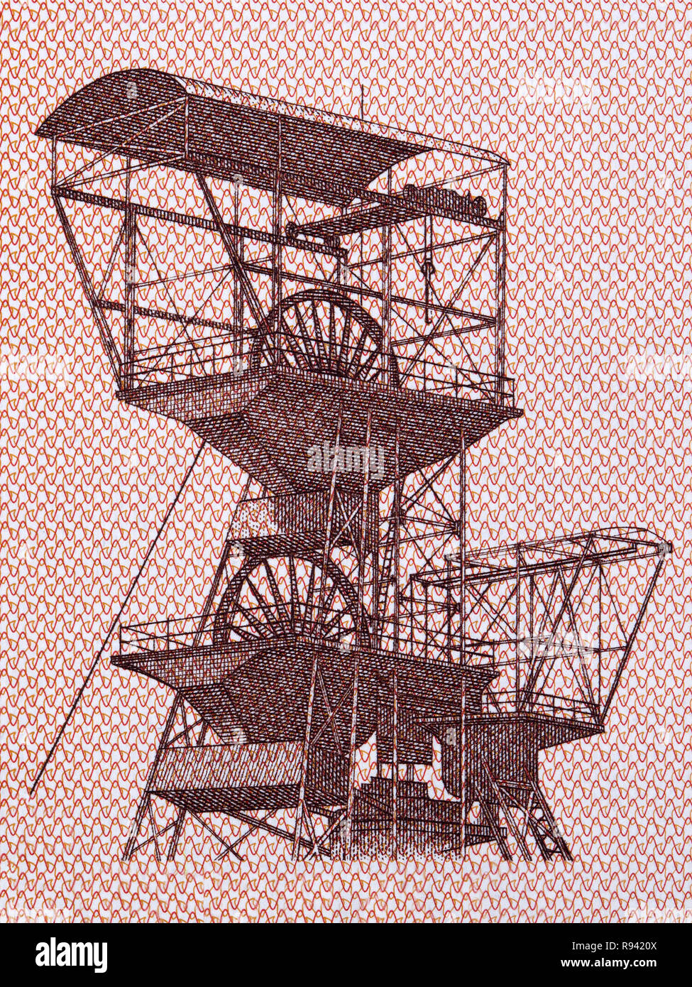 Image of a mining shaft tower in Katowice Stock Photo - Alamy