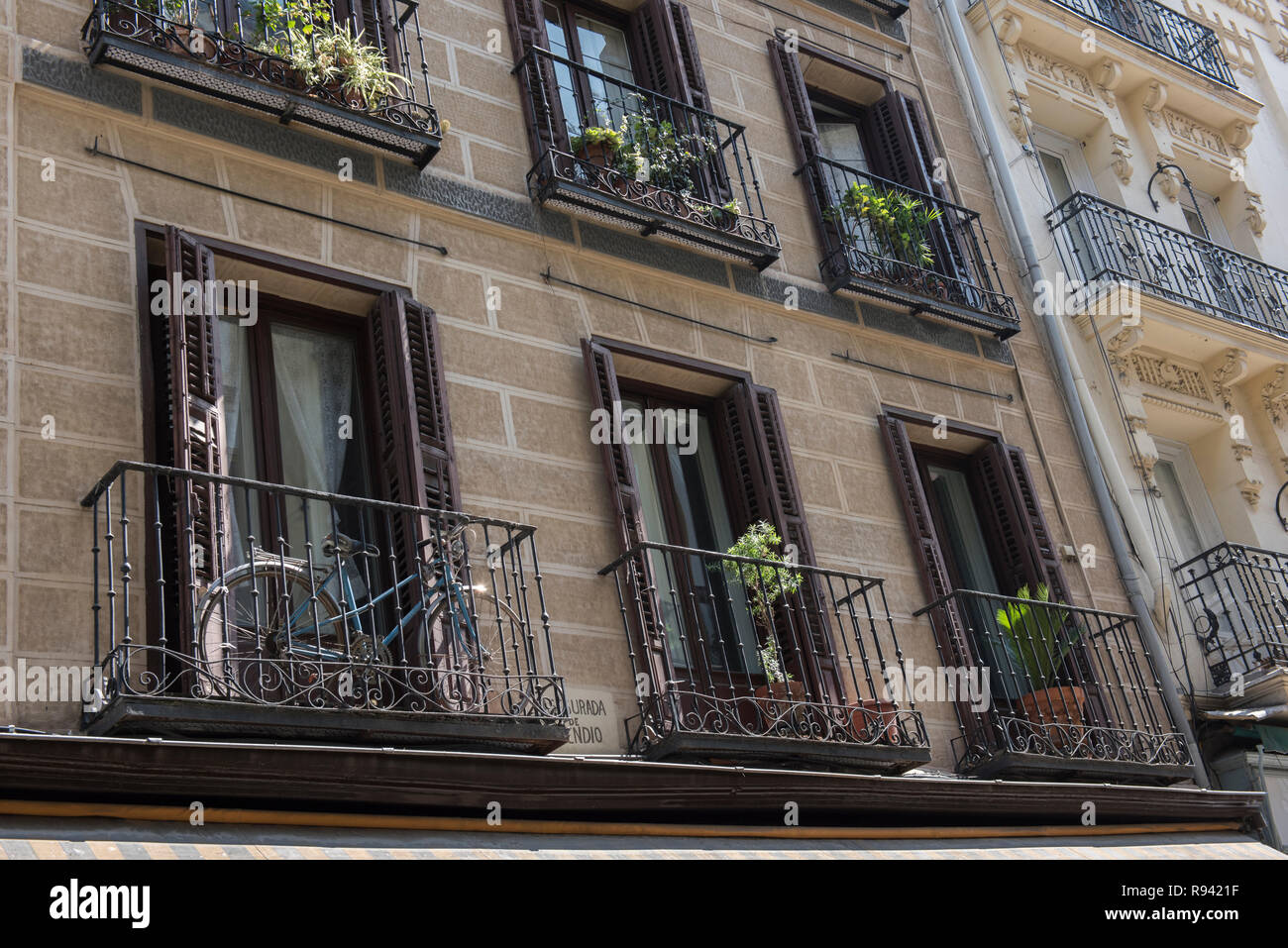Exterior Of Local Buildings Stock Photo - Alamy