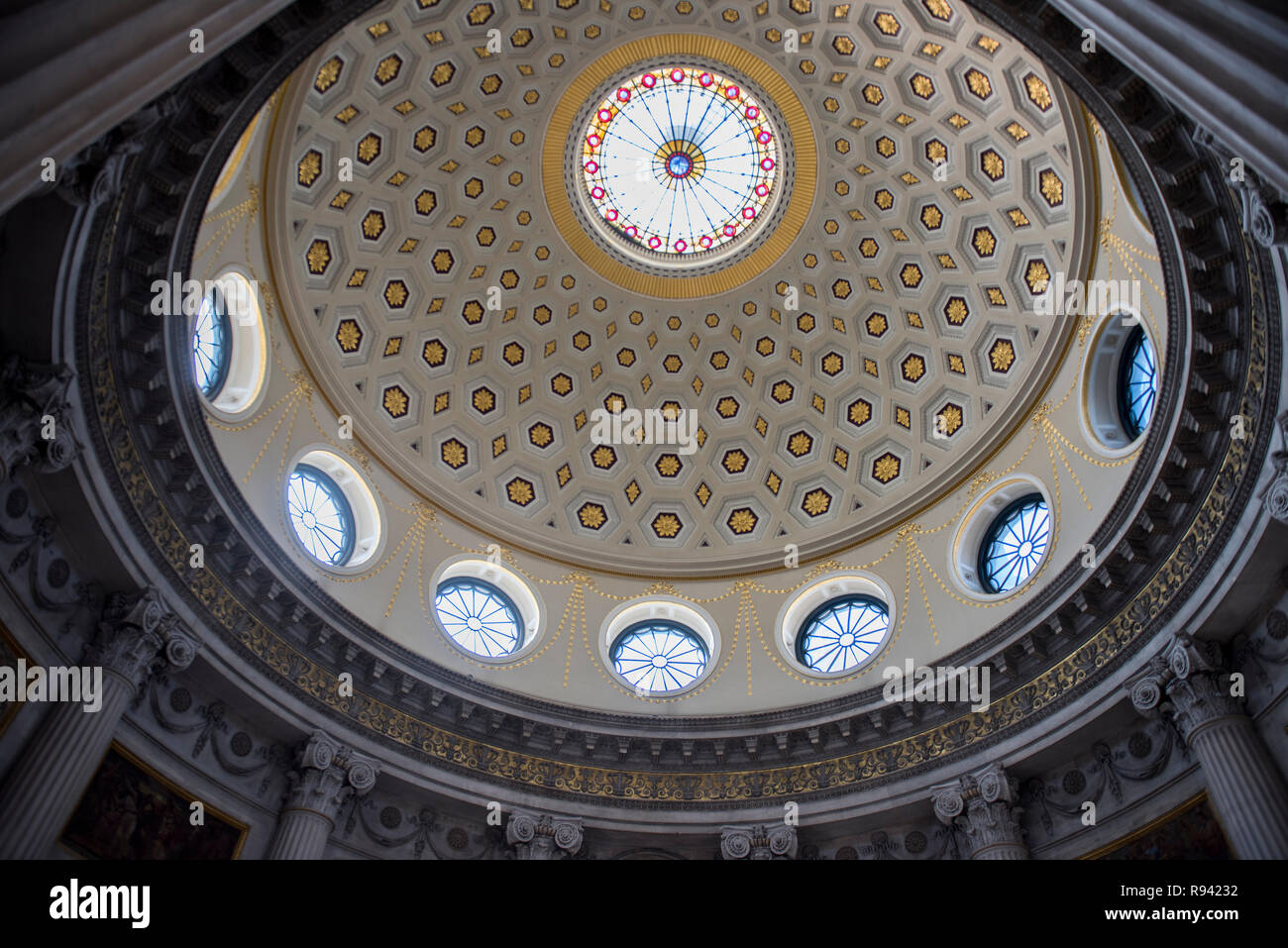 Beautiful Muse Apartments Building Stock Photo - Alamy