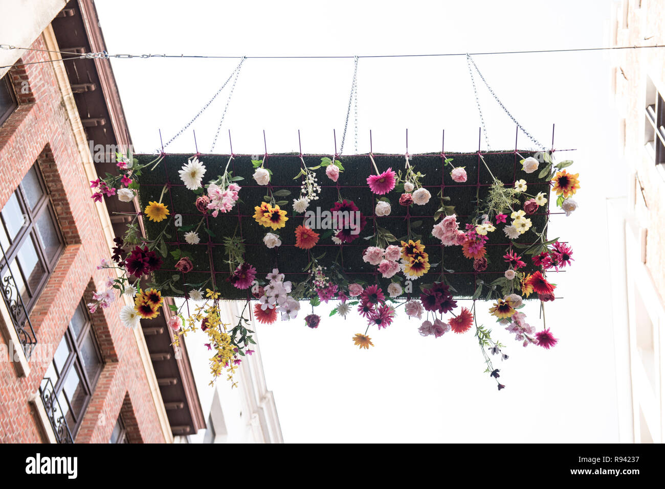 Beautiful Flower Installation Stock Photo - Alamy