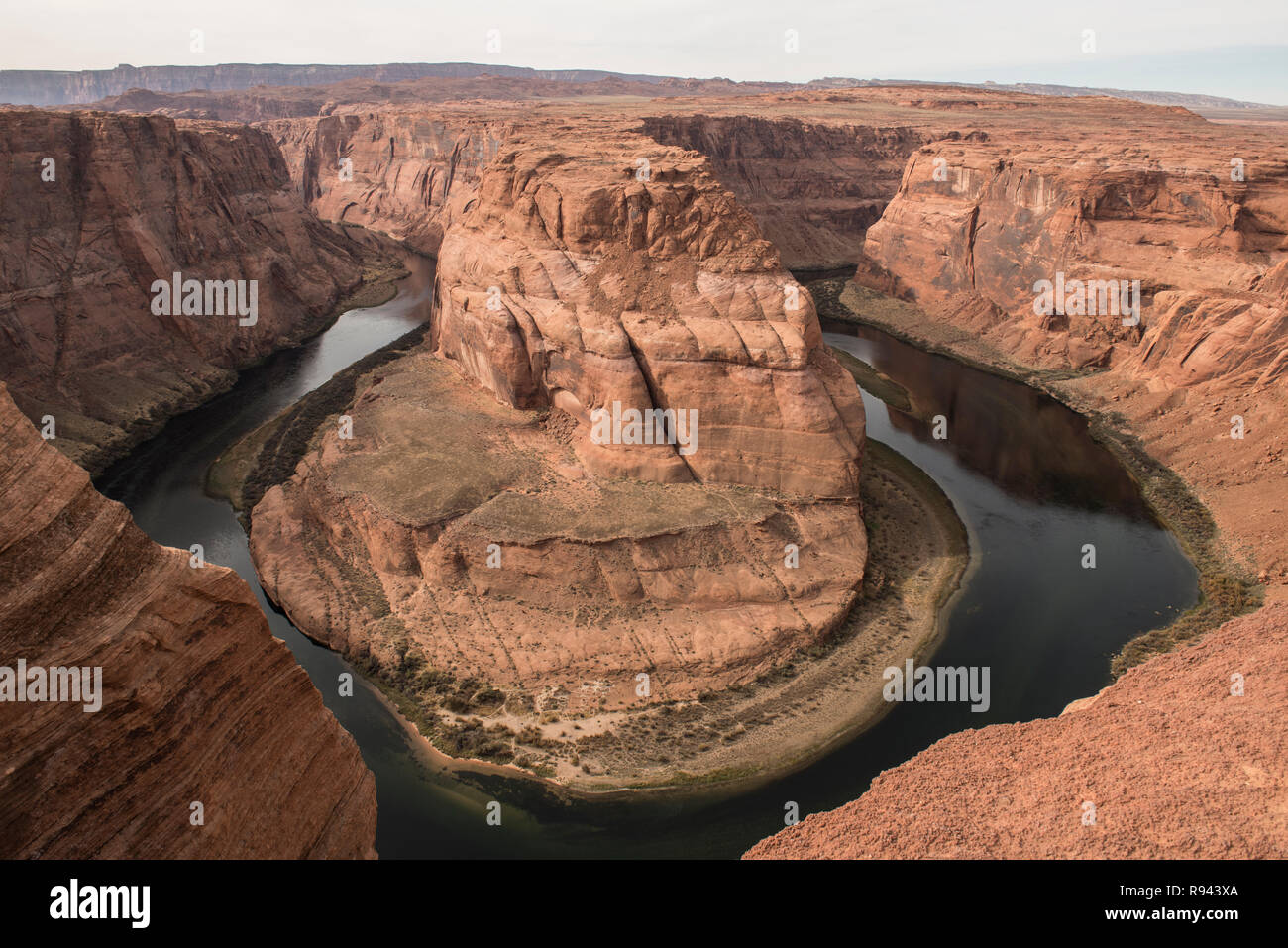 Serene river landscape distant hi-res stock photography and images - Alamy