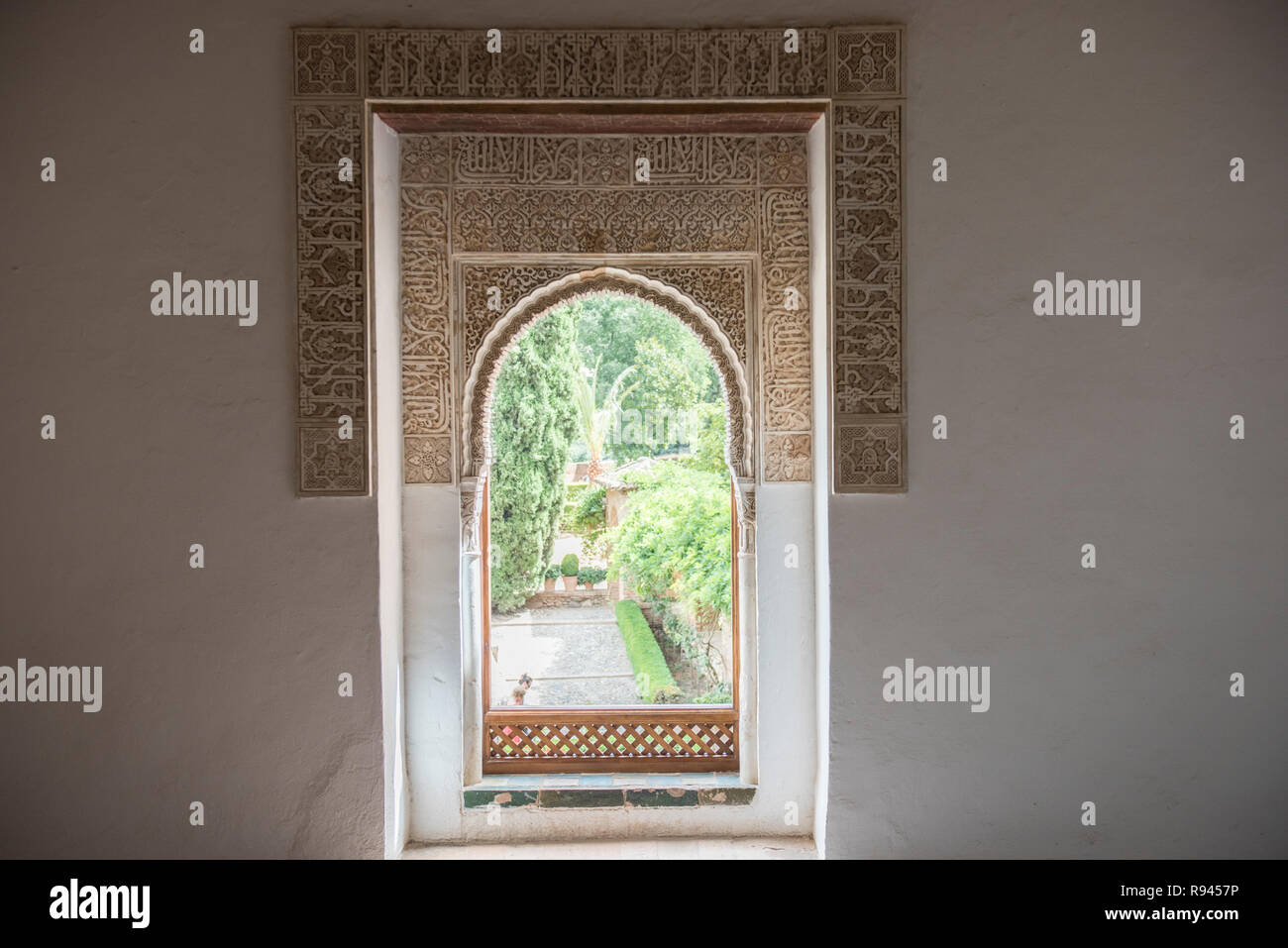 Architectural Beauty of Alhambra Palace Stock Photo - Alamy