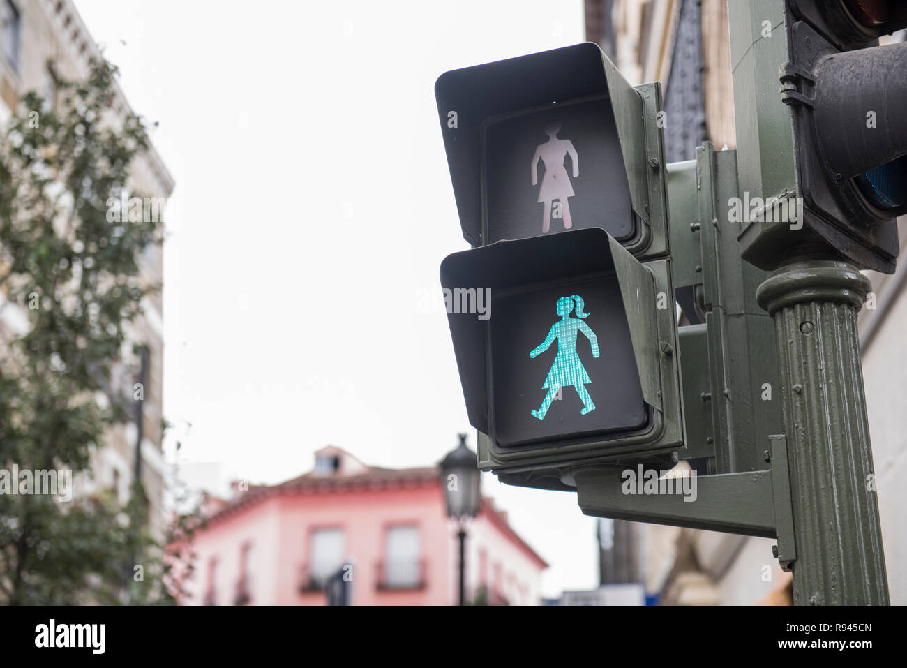 Traffic Signal Closeup Stock Photo - Alamy