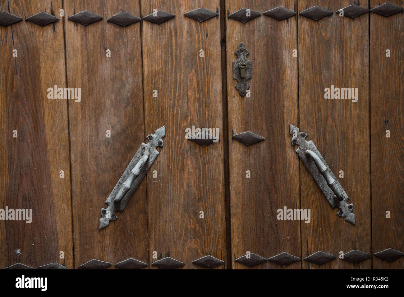 Closed And Locked Door Stock Photo - Alamy