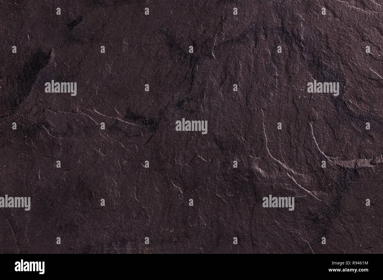 Pattern with detailed texture of dark black slate background Stock ...