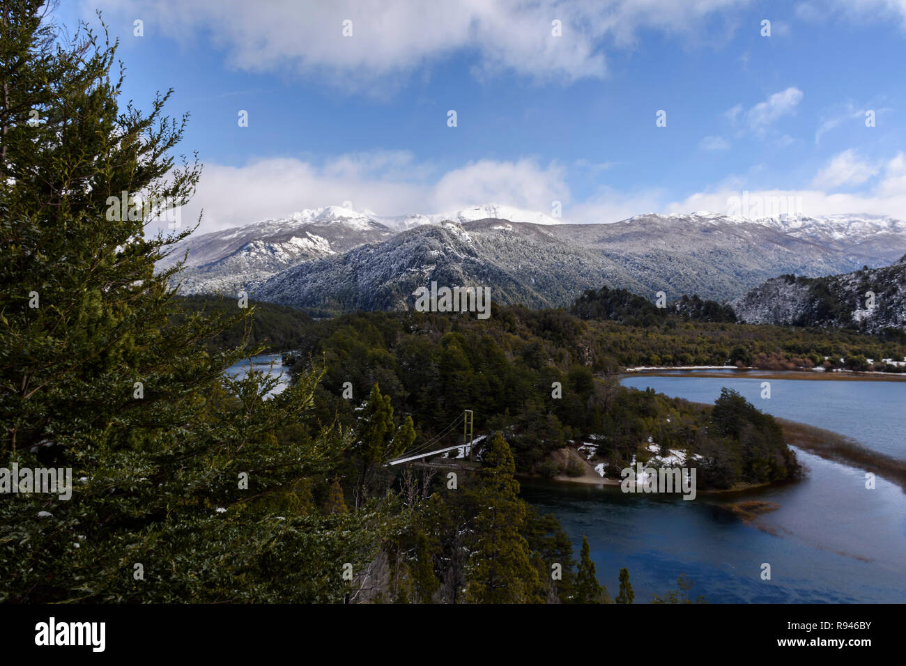 Arrayanes Footbridge, Los Alerces National Park, Patagonia, Argentina ...